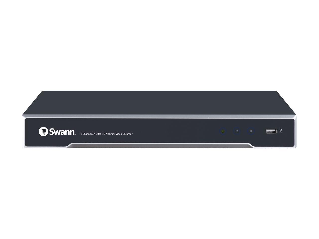 Swann 16 Channel 8000 Series 4K NVR with 4TB Hard Drive and 8 x 4K ...