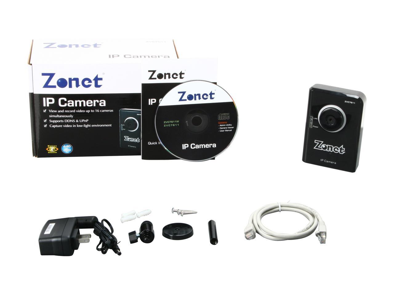 Zonet ZVC7611 Internet IP Camera with Motion detection - Newegg.com