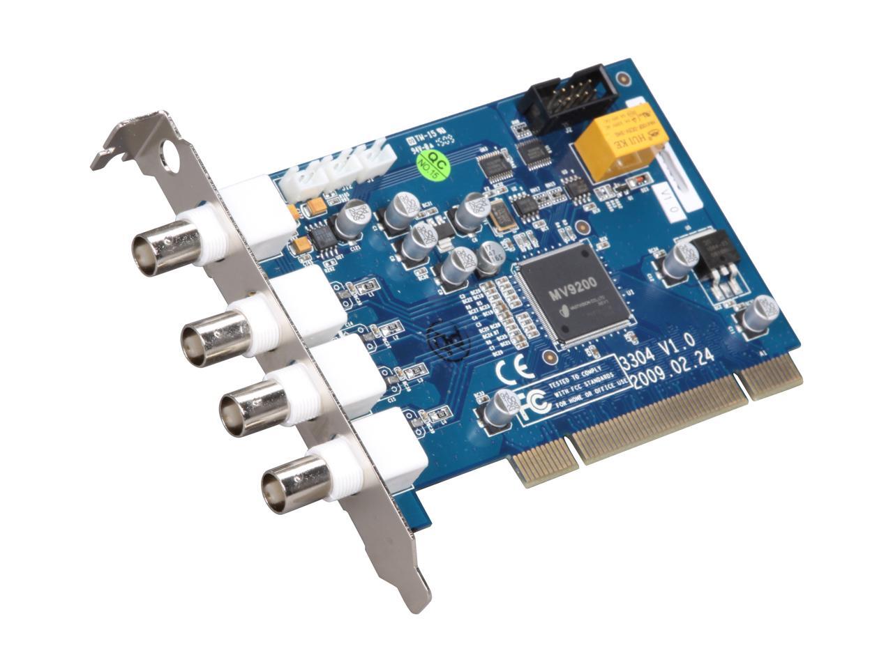 Q-See 4 Camera+ 4 Channel PC based PCI DVR Card (QSDT44CPC) - Newegg.com