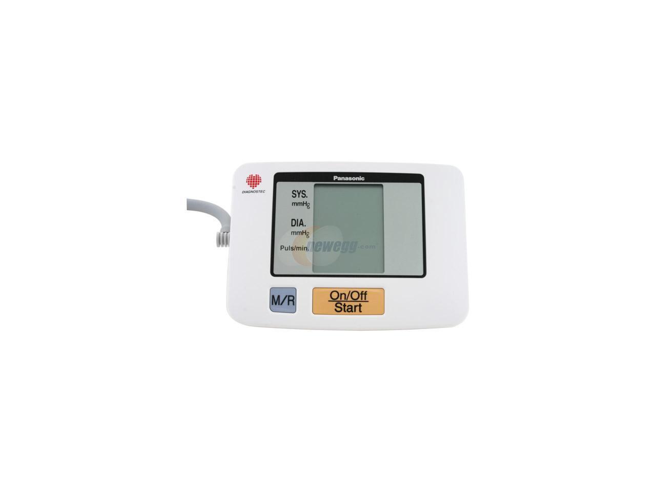 Panasonic EW3106W Upper Arm Blood Pressure Monitor with Flash Warning ...