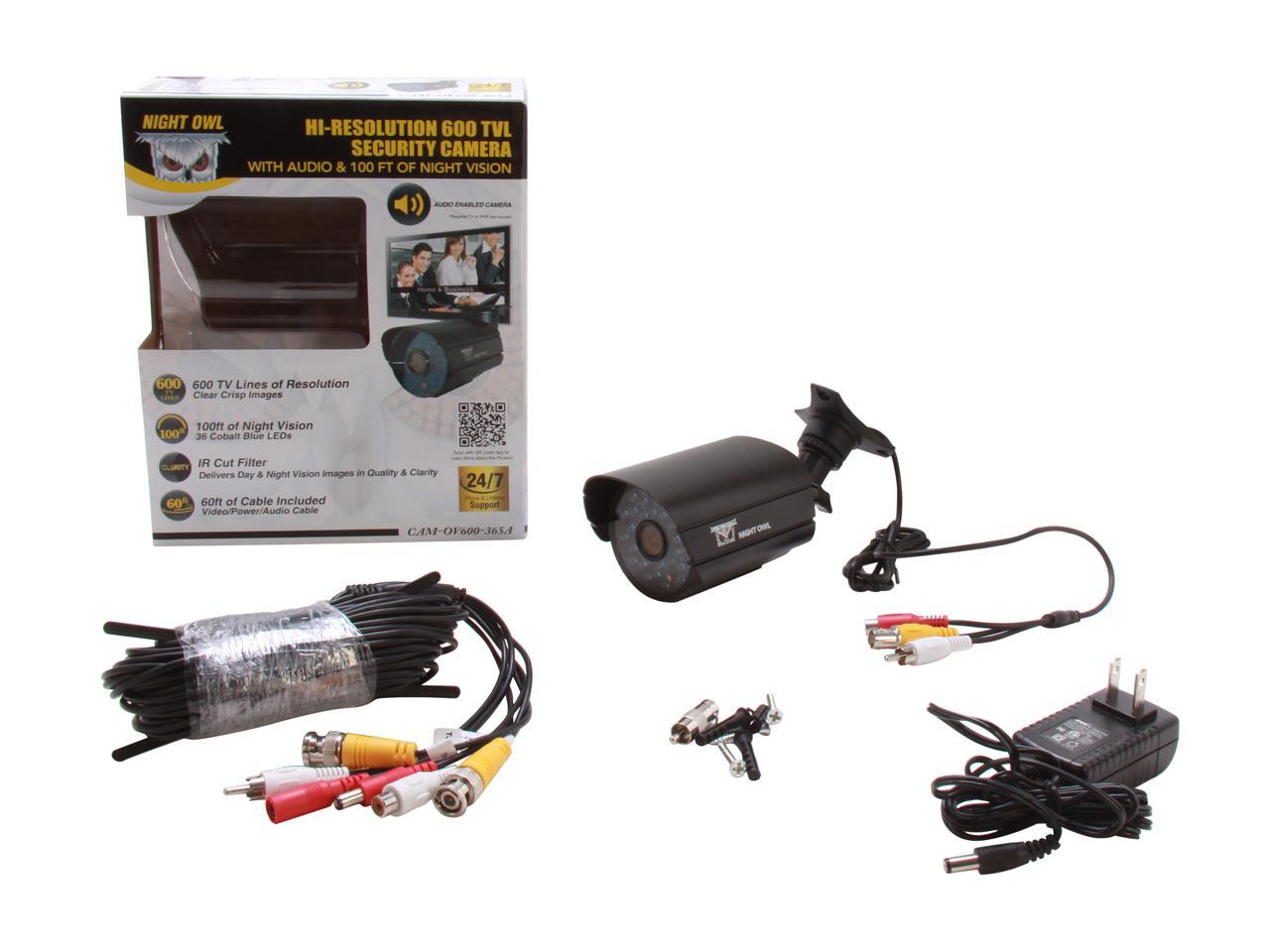 Night Owl CAM-OV600-365A Hi-Resolution Security Camera with Audio ...