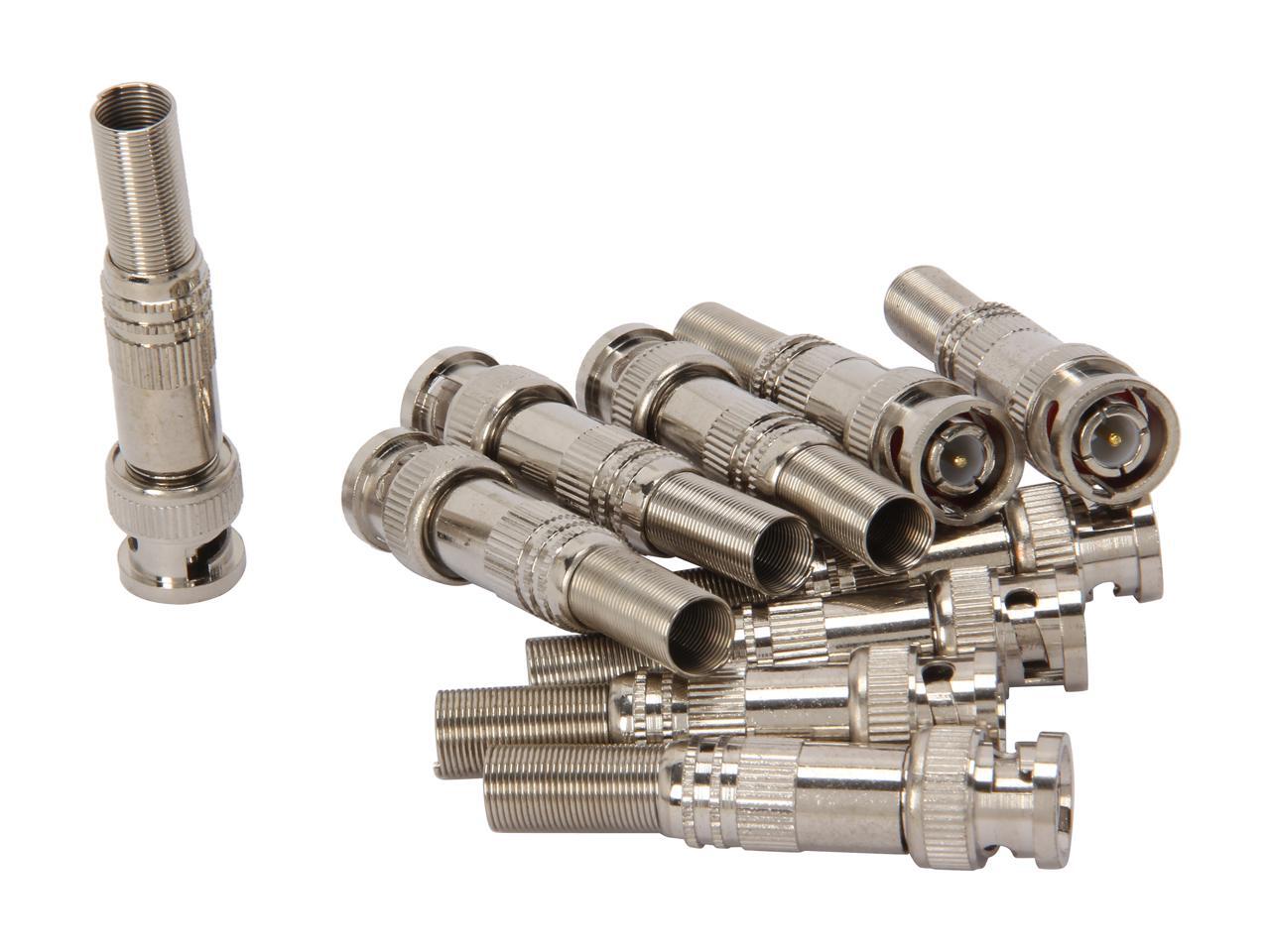 Night Owl DIY-BNC10 10PK BNC Video Connectors for CCTV Cables - Newegg.com