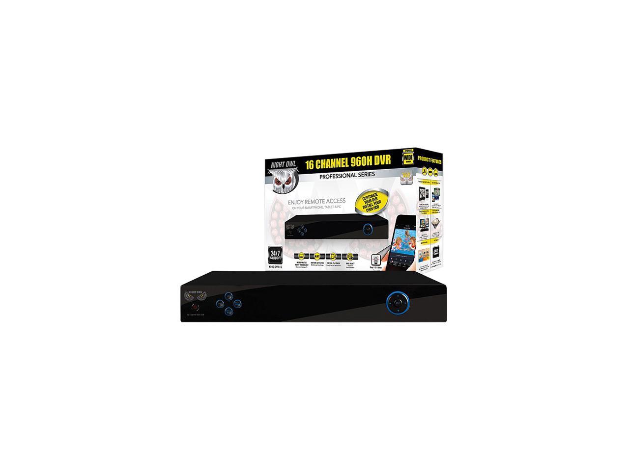 Night Owl X100-DVR16 16 x BNC 16 Channel 960H X100 DVR with Night Owl ...
