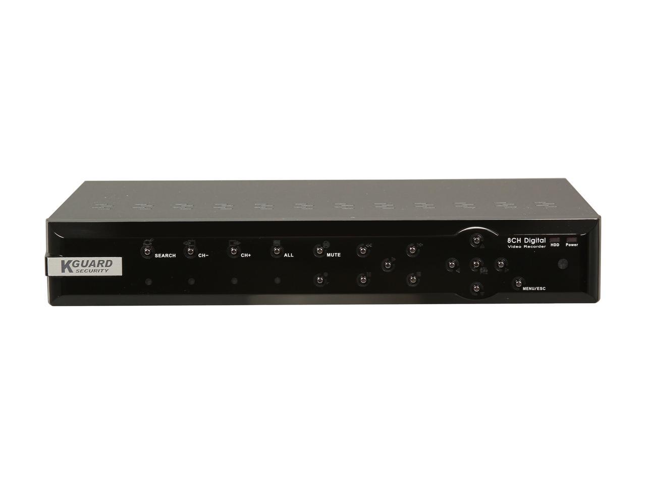 KGuard NS801-4CW214H 8 Channel Surveillance DVR Kit - Newegg.com