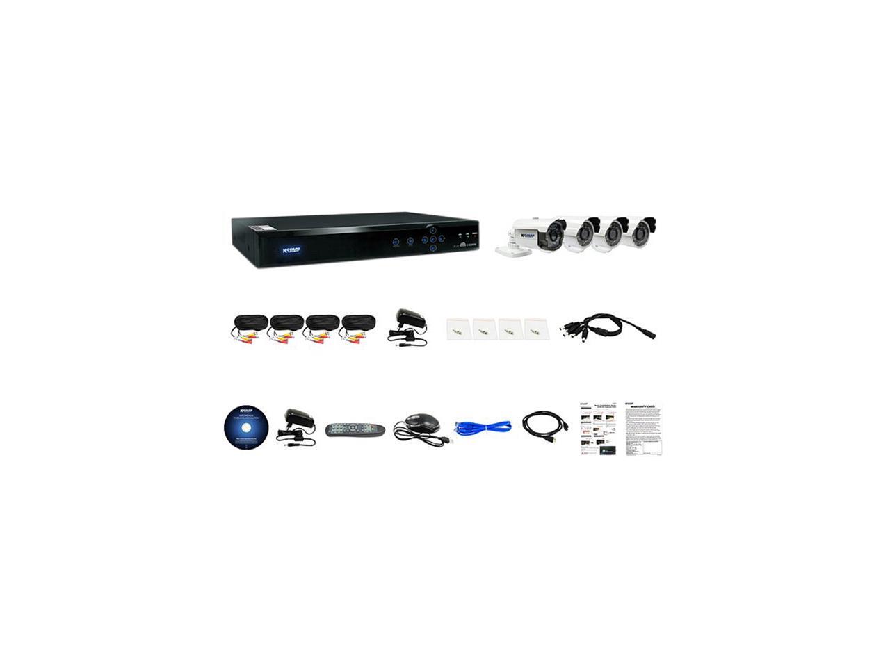 KGuard AR821-CKT001-1TB 8 Channel Surveillance DVR Kit with 1TB HDD ...