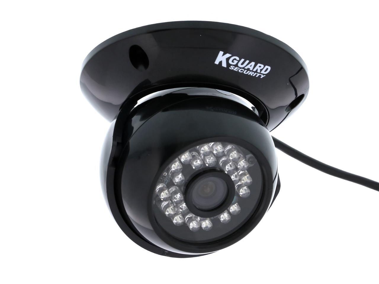 KGuard HD812CPK2 2 Pack of 700TVL 3.6mm Lens Day/Night Outdoor Dome ...