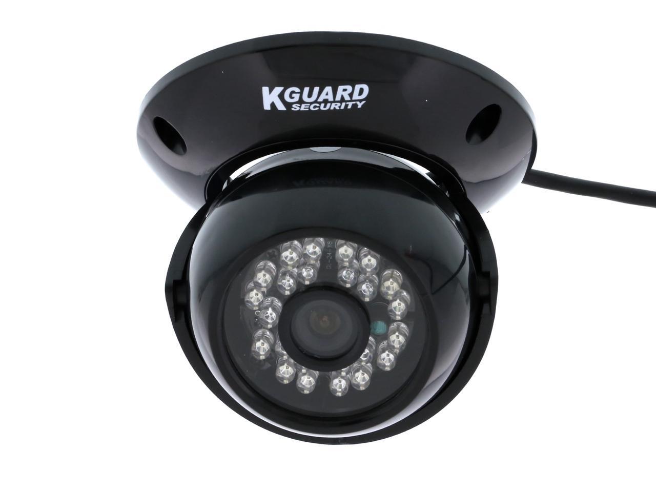KGuard HD812CPK2 2 Pack of 700TVL 3.6mm Lens Day/Night Outdoor Dome ...
