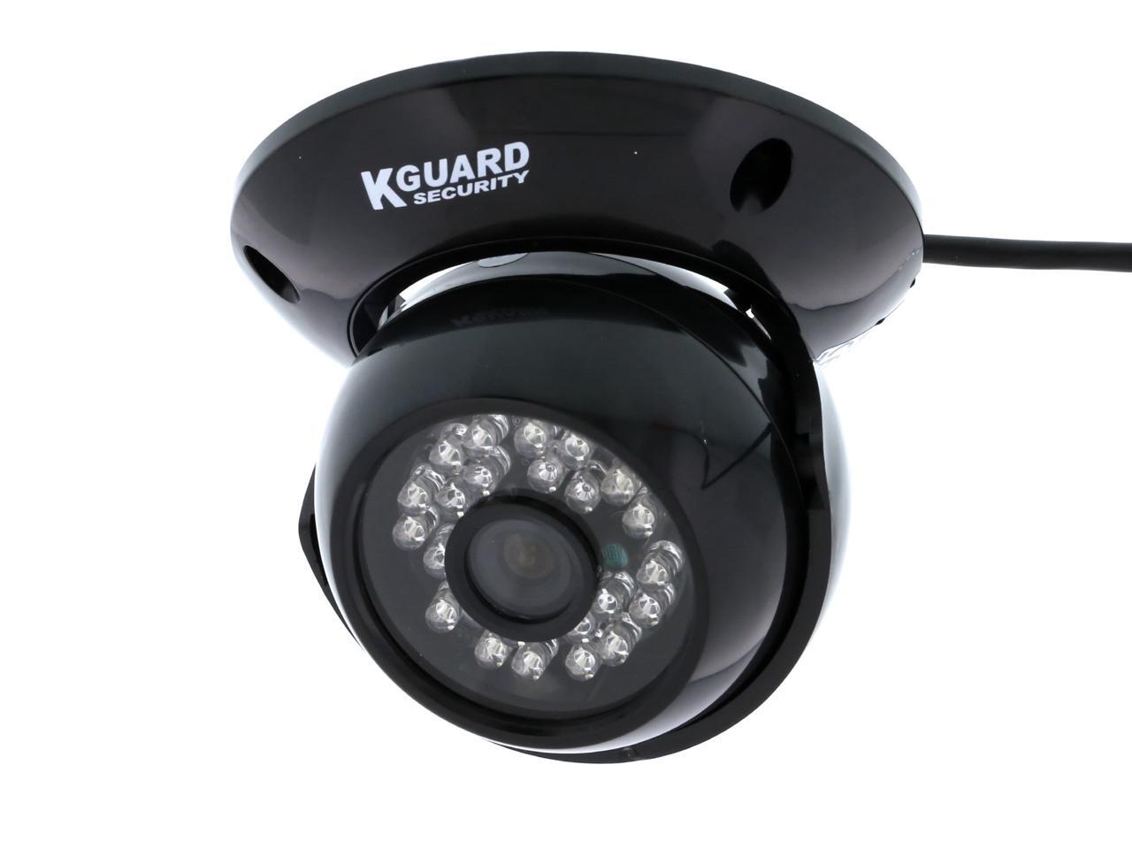 KGuard HD812CPK2 2 Pack of 700TVL 3.6mm Lens Day/Night Outdoor Dome ...