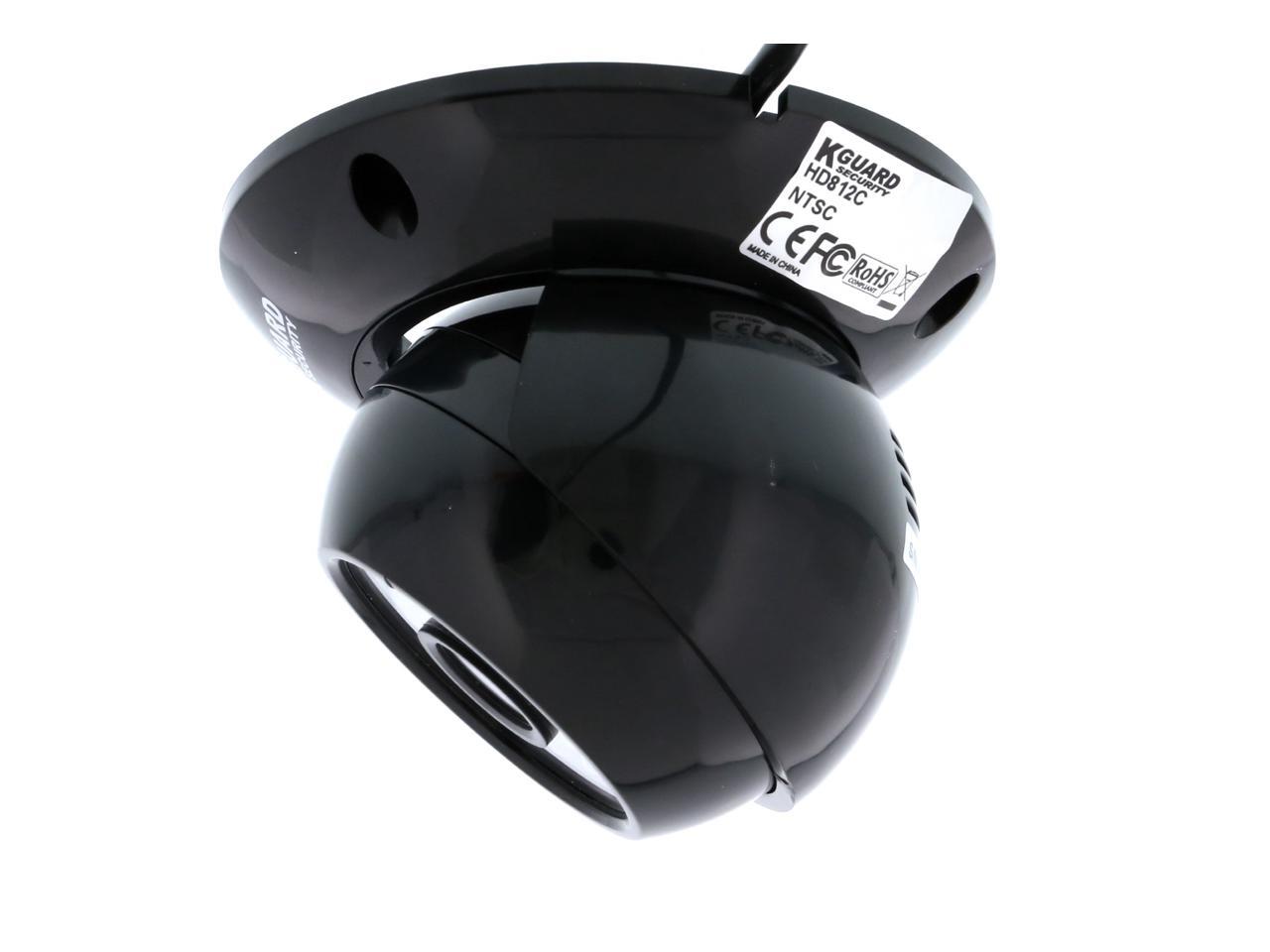 KGuard HD812CPK2 2 Pack of 700TVL 3.6mm Lens Day/Night Outdoor Dome ...