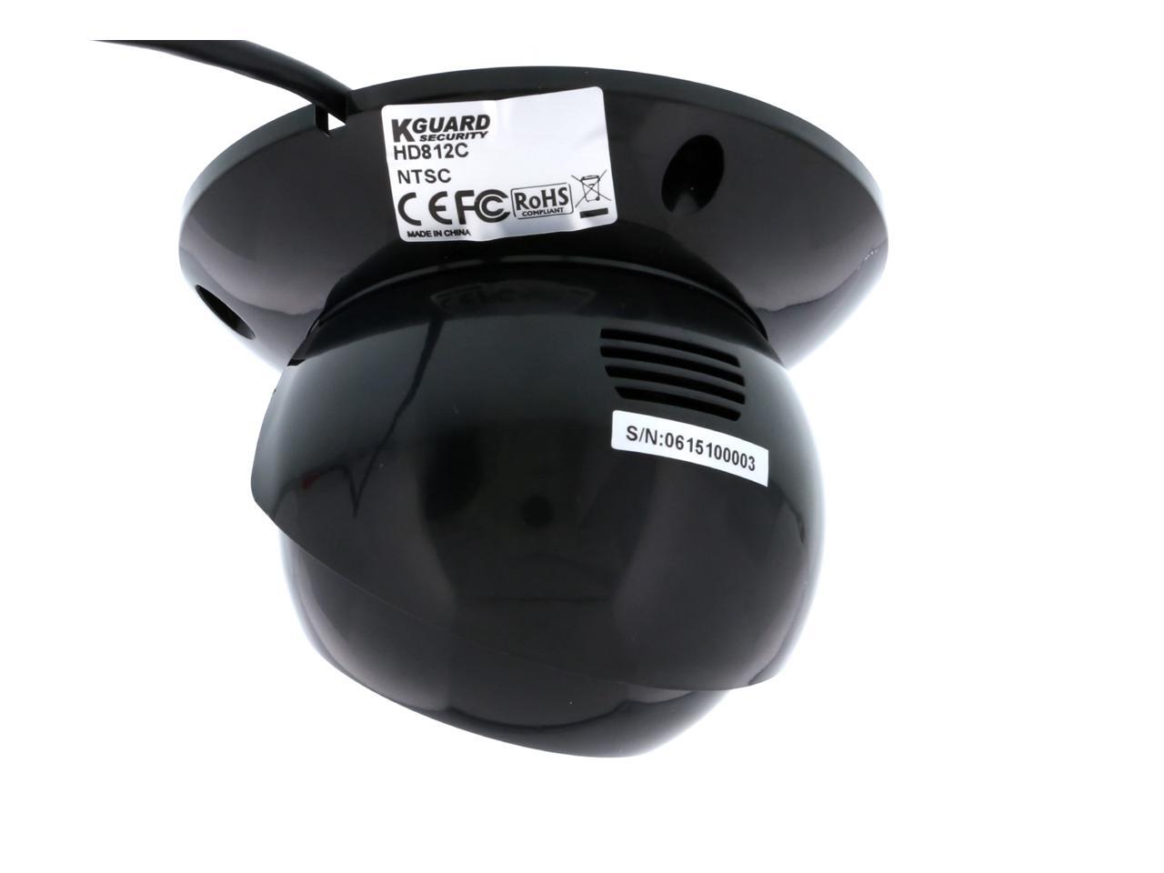 KGuard HD812CPK2 2 Pack of 700TVL 3.6mm Lens Day/Night Outdoor Dome ...