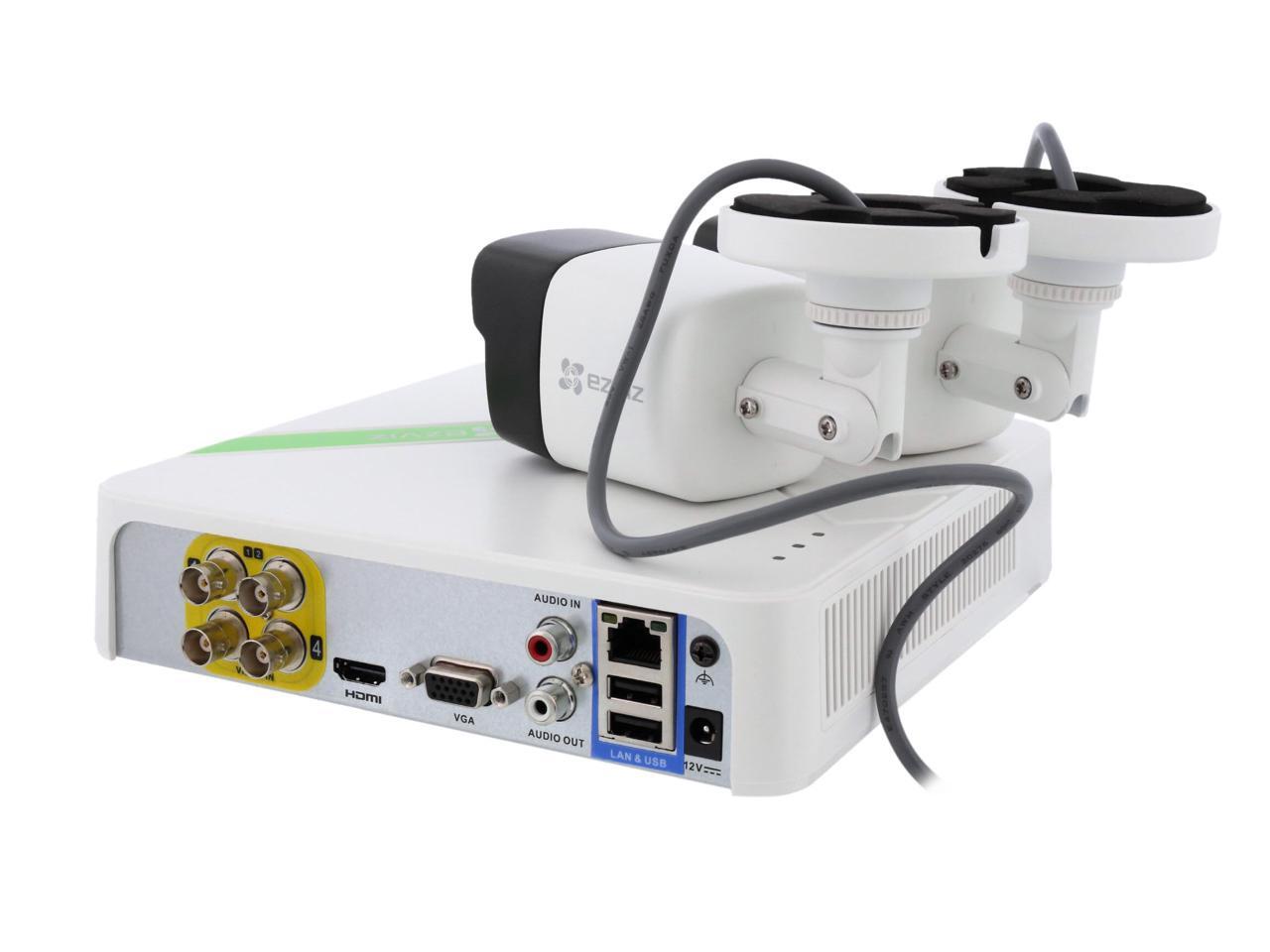 EZVIZ CRISPr Ultra HD 1080p EXIR Video Security System, 4 Weatherproof ...