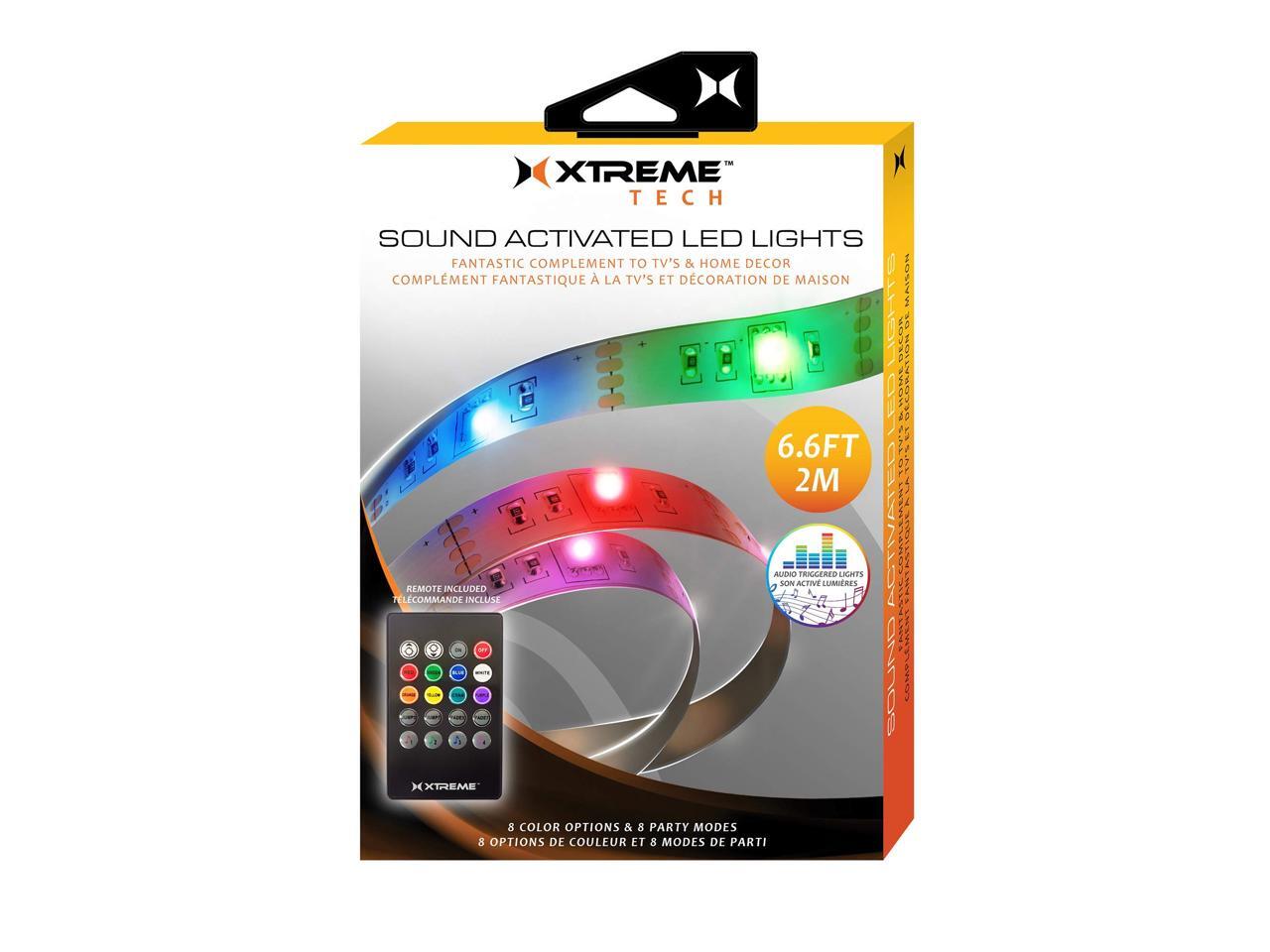 Xtreme XLB7-1024-WHT 6.6Ft Sound Activated LED Light Strip - Newegg.ca