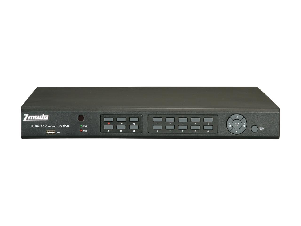 Zmodo DVR-H9116UVDH-1TB 16 x BNC 16CH 480fps Real-time Standalone DVR ...