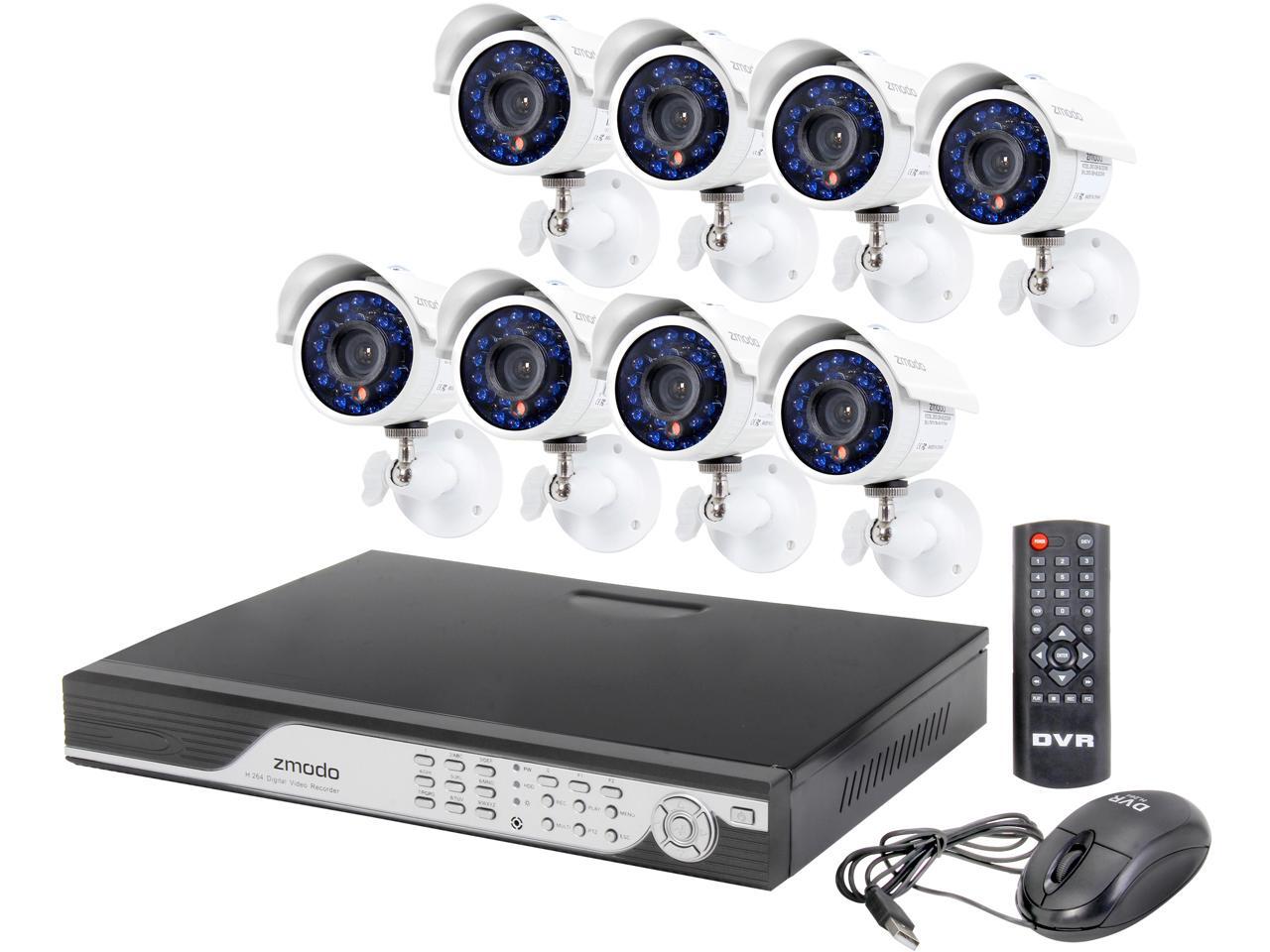 Zmodo KDF6-YARUZ8ZN 16 Channel 960H Real-Time DVR Security System with ...