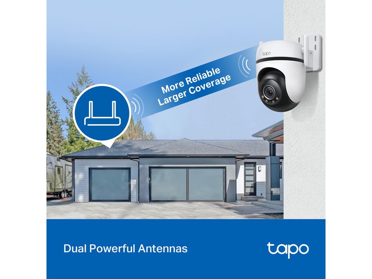 TP-Link Tapo 2K QHD Outdoor Pan/Tilt Wi-Fi Security Camera - Newegg.com