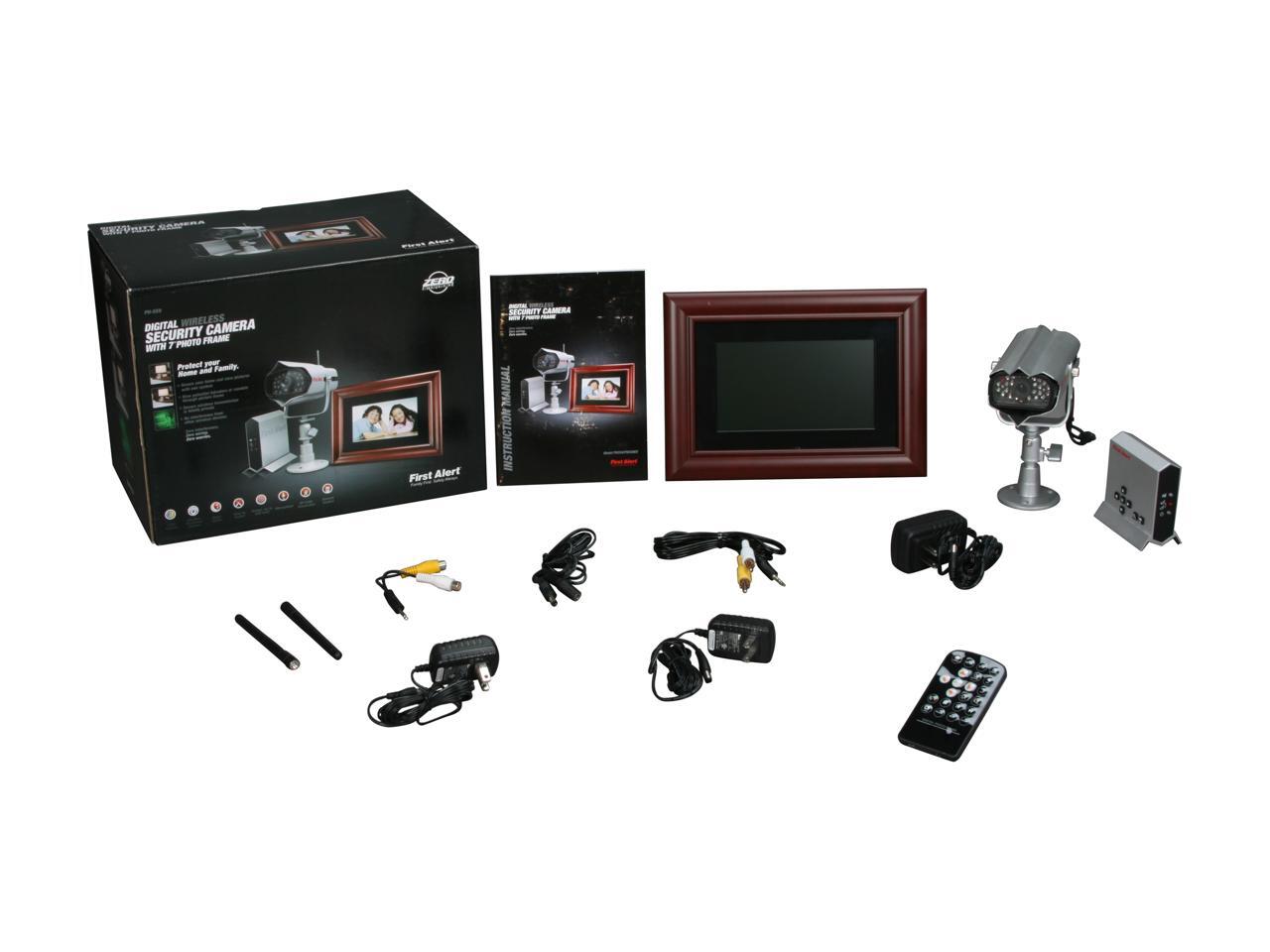 First Alert Wireless Surveillance Kit with 1 camera + 1 Receiver + 7 ...