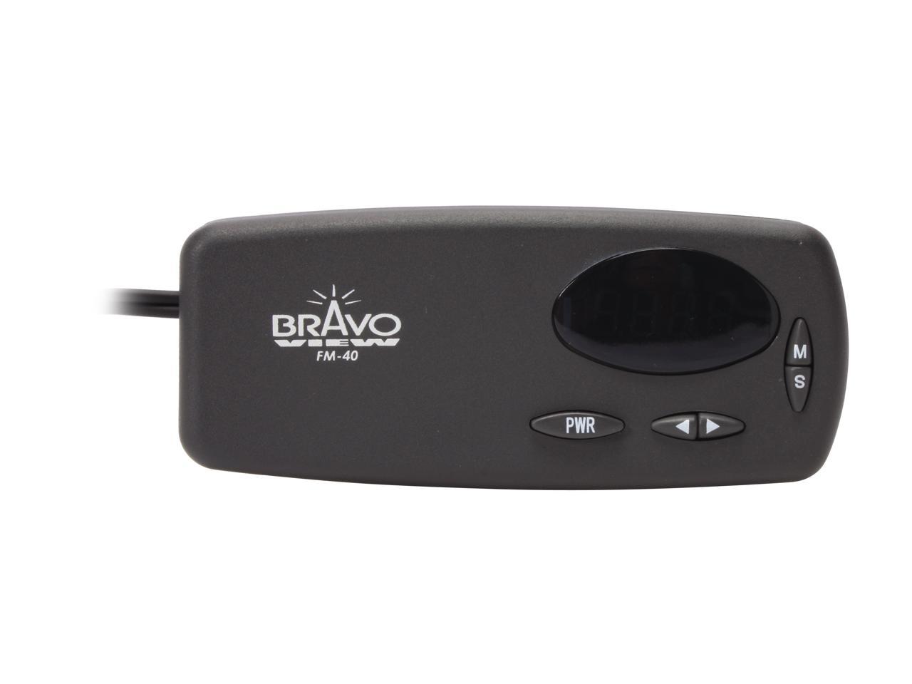 BRAVO FM-40 Wireless FM Transmitter With Digital Read-Out Display ...