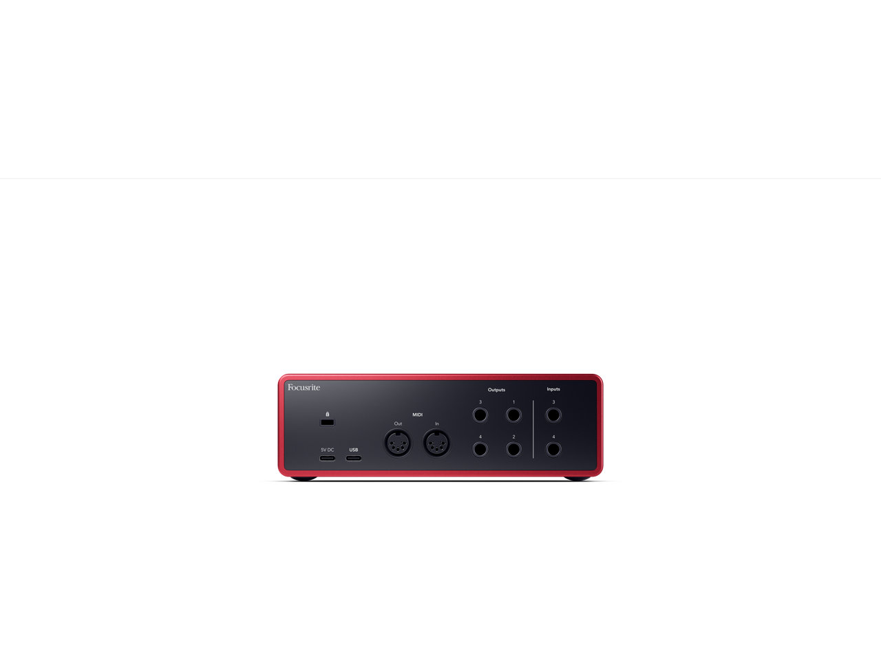 Focusrite Scarlett 4i4 4th Gen, 4-in, 4-out USB audio interface ...