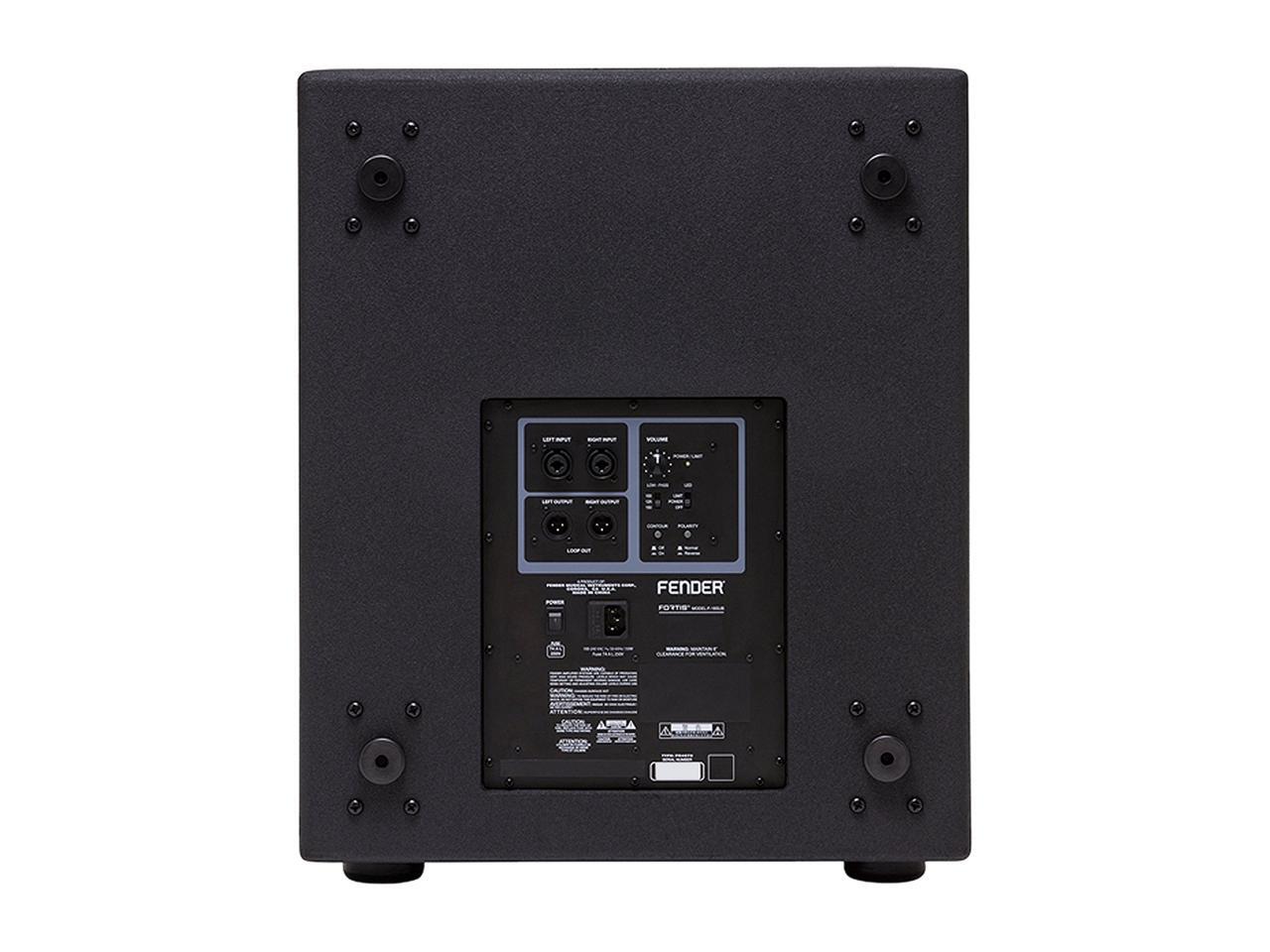 Fender 6961800000 2 CH Fortis F-18SUB 18" Powered Subwoofer - Newegg.com