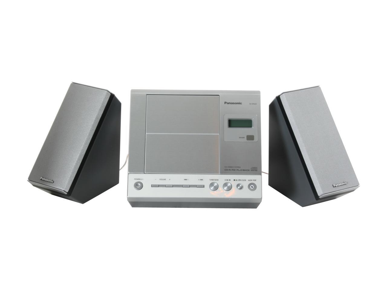 Panasonic CD/MP3/Radio 1-Disc Changer Shelf System SC-EN25 - Newegg.com