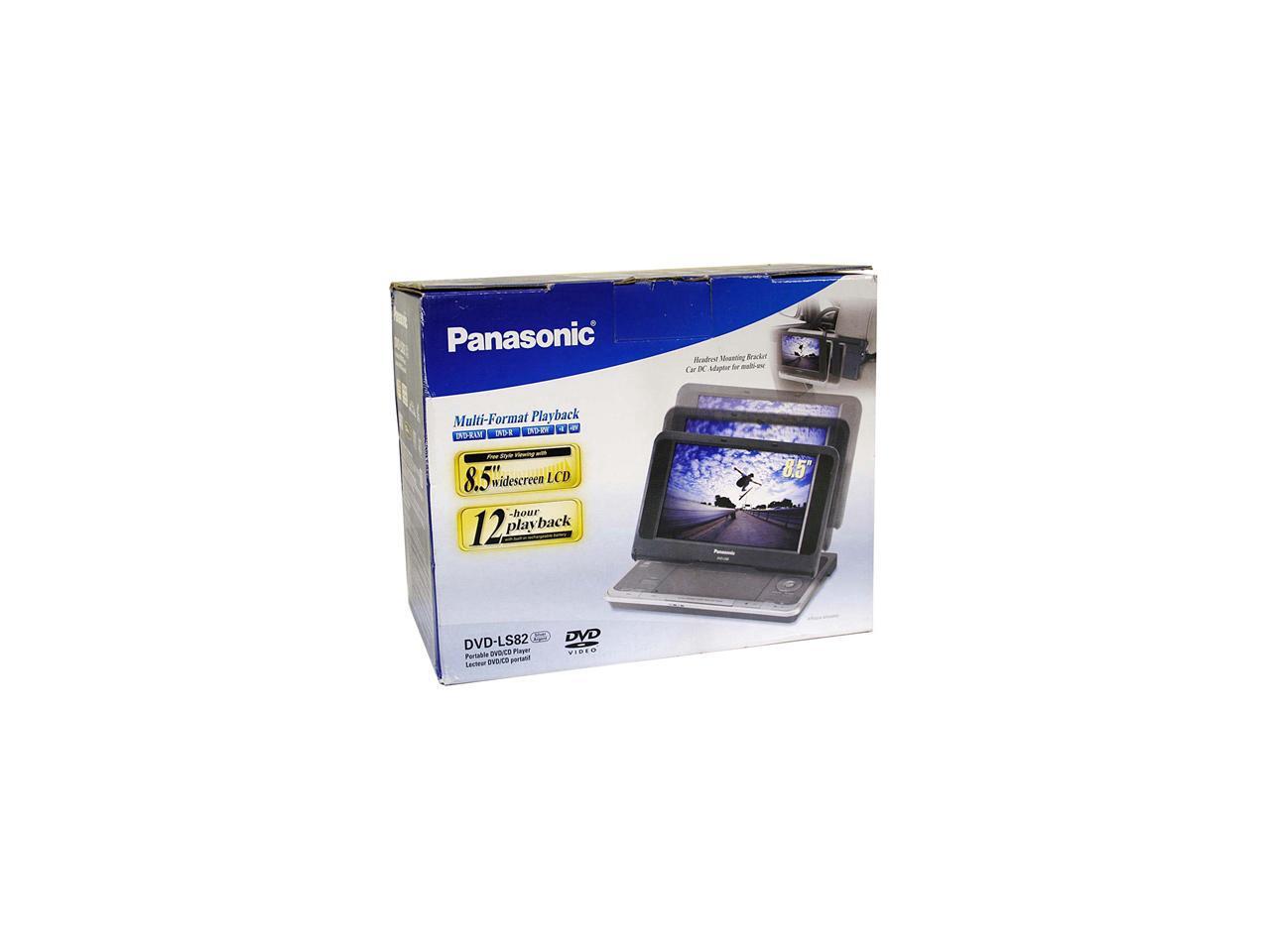 Panasonic DVD-LS82 8.5" Widescreen Portable DVD Player - Newegg.com
