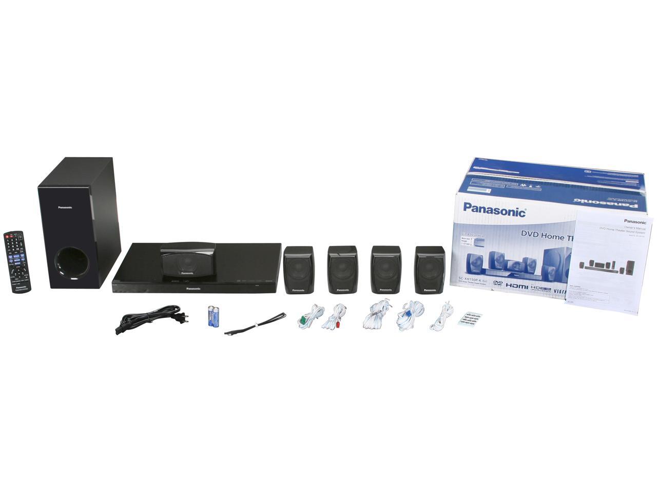 Panasonic SC-XH150 DVD Home Theater Sound System - Newegg.com