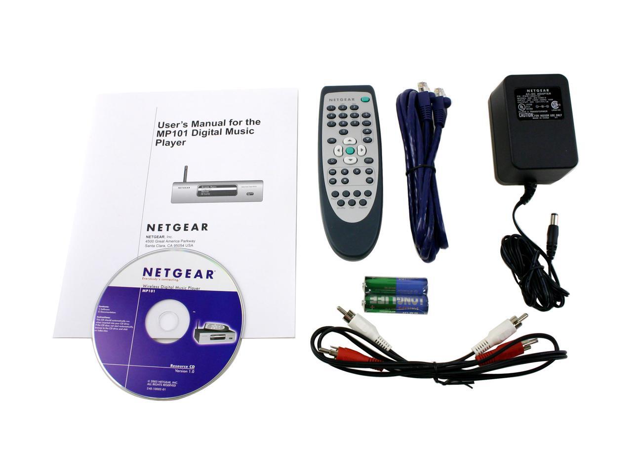 NETGEAR MP101 Wireless Digital Music Player - Newegg.com