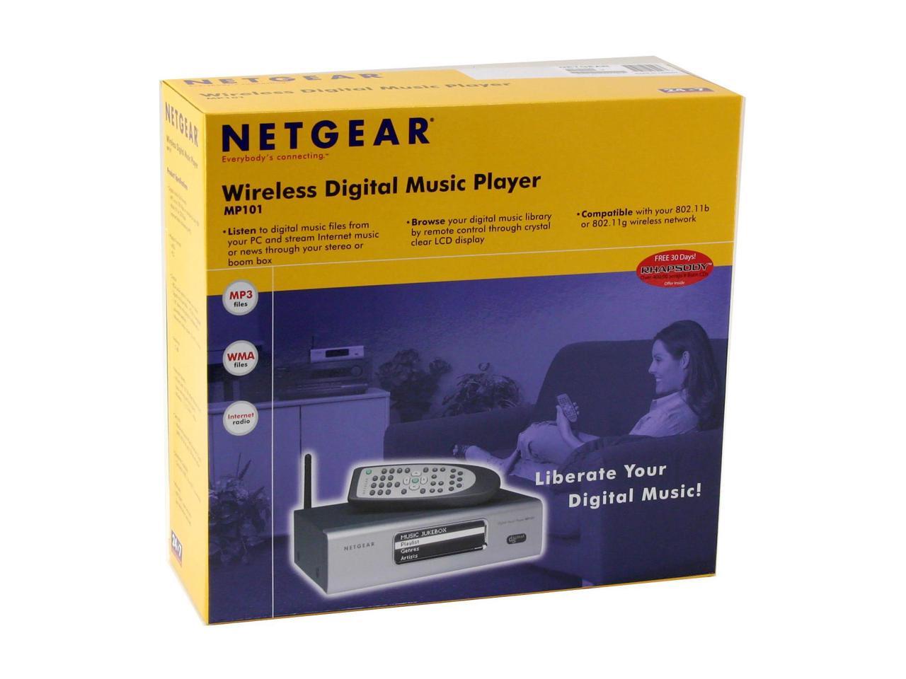 NETGEAR MP101 Wireless Digital Music Player - Newegg.com