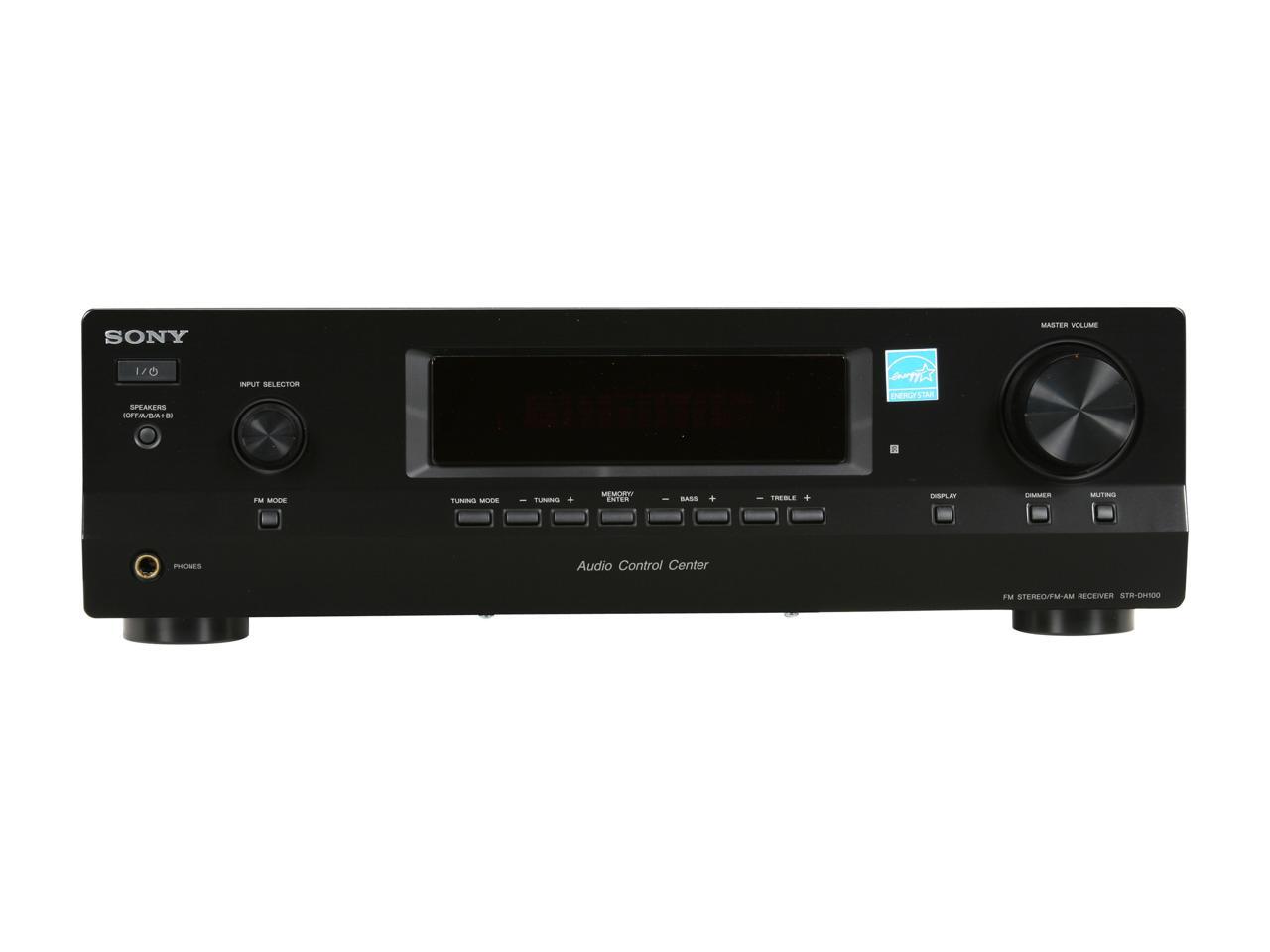 SONY STR-DH100 Stereo Amplfier - Newegg.com