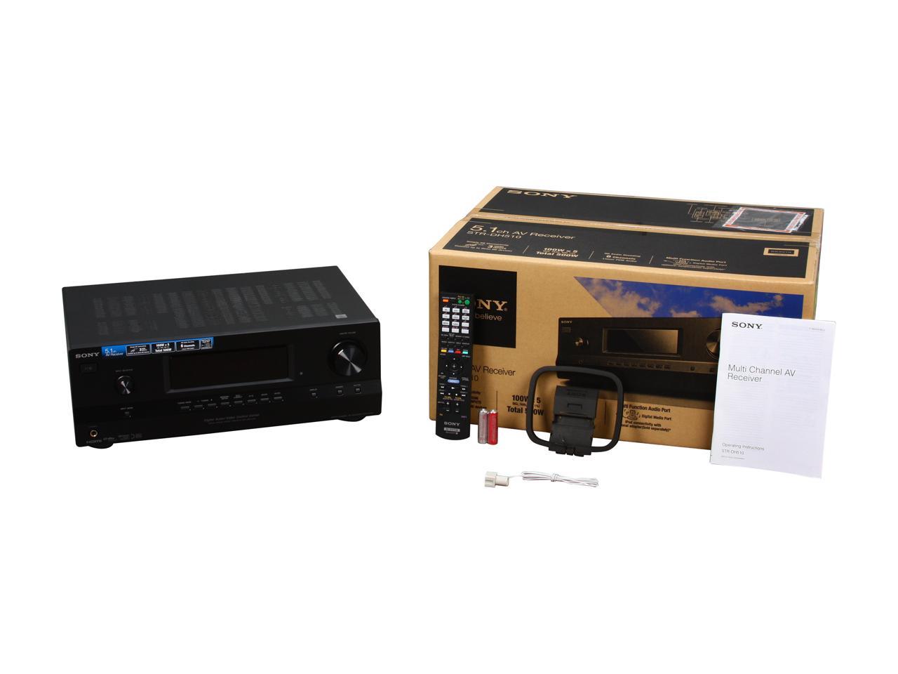 SONY 5.1-Channel Home Theater A/V Receiver STR-DH510 - Newegg.com