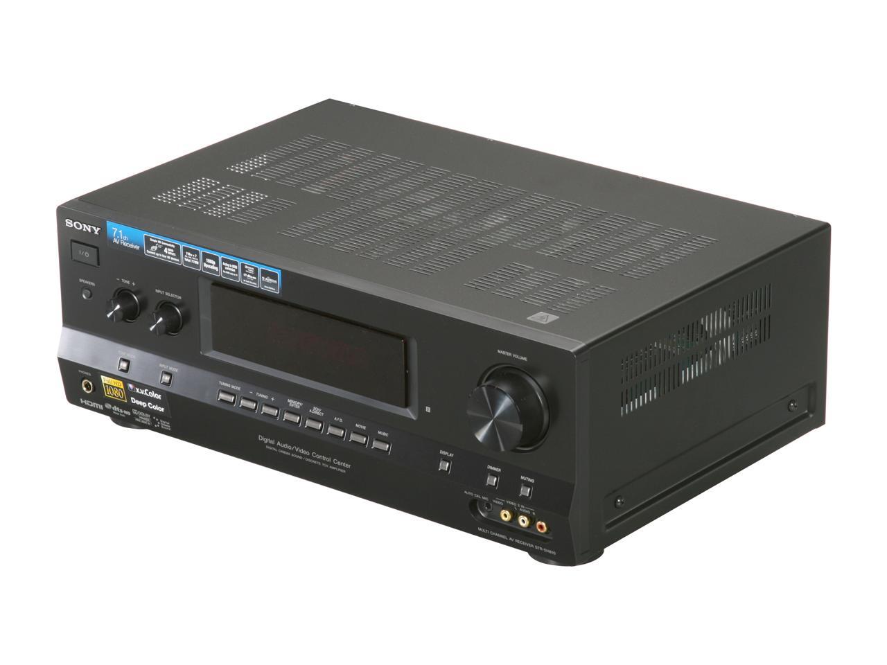 SONY 7.1-Channel Home Theater A/V Receiver STR-DH810 - Newegg.com
