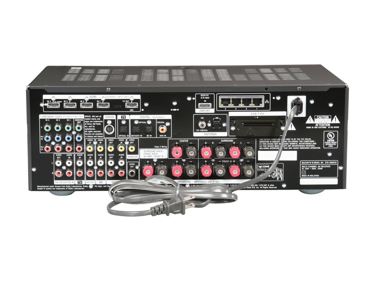 SONY STRDN2010 7.1-Channel 3D Surround Sound A/V Receiver - Newegg.com