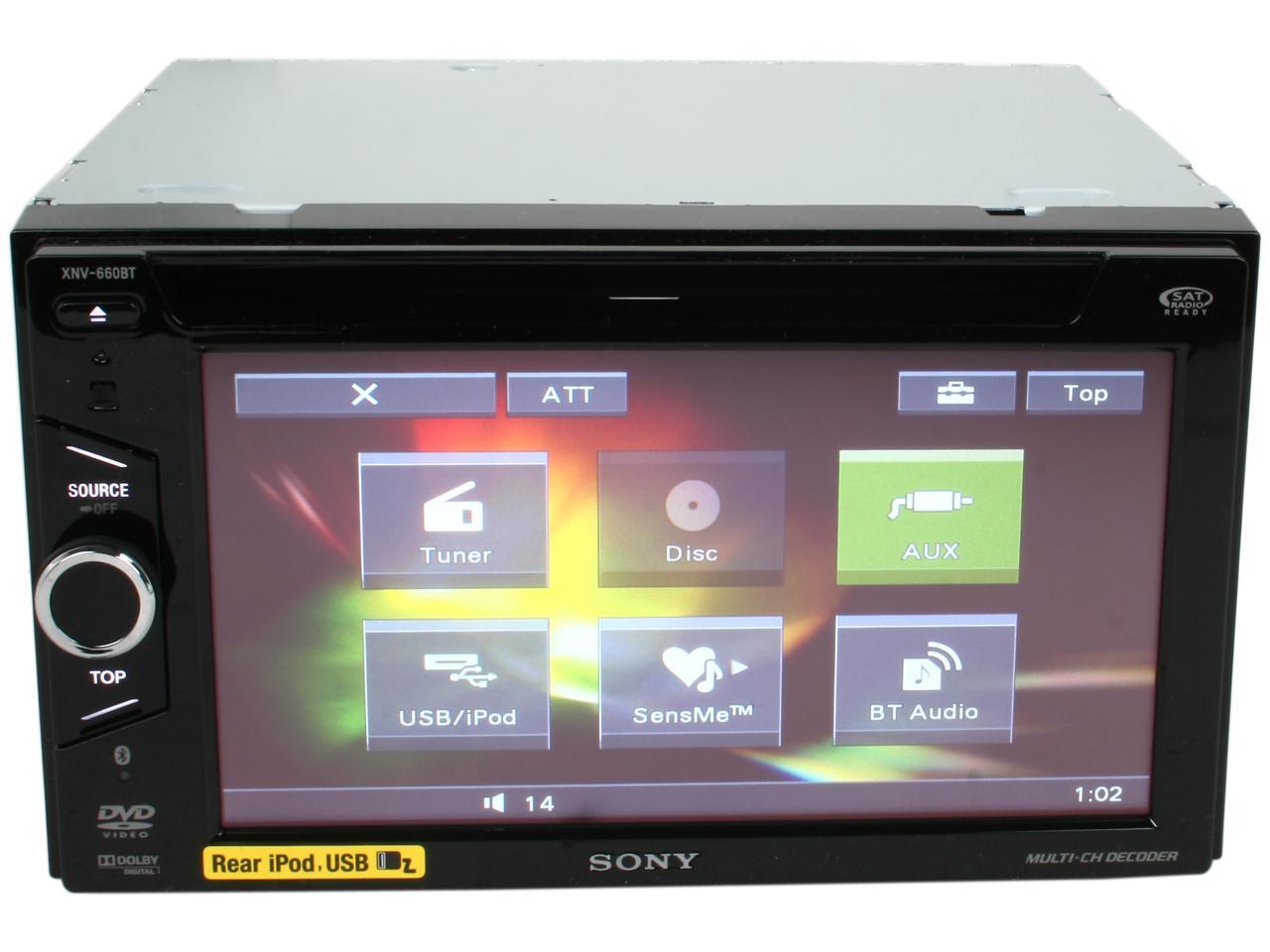 SONY In-Dash A/V Receiver with 6.2" Touchscreen & Navigation - Newegg.com