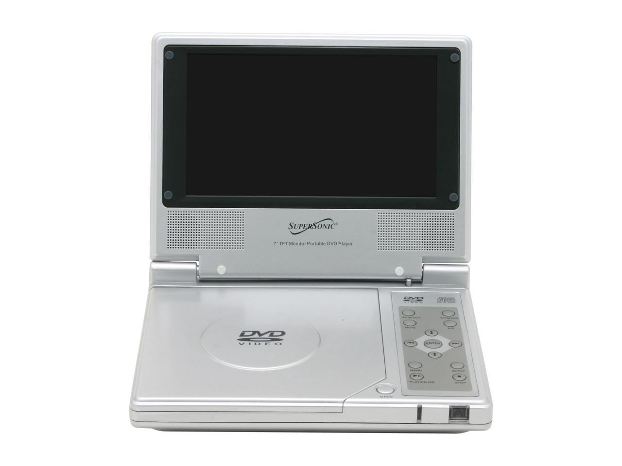 SDAT SC-177 Portable DVD Player with 7" 16:9 LCD & TV Tuner - Newegg.com