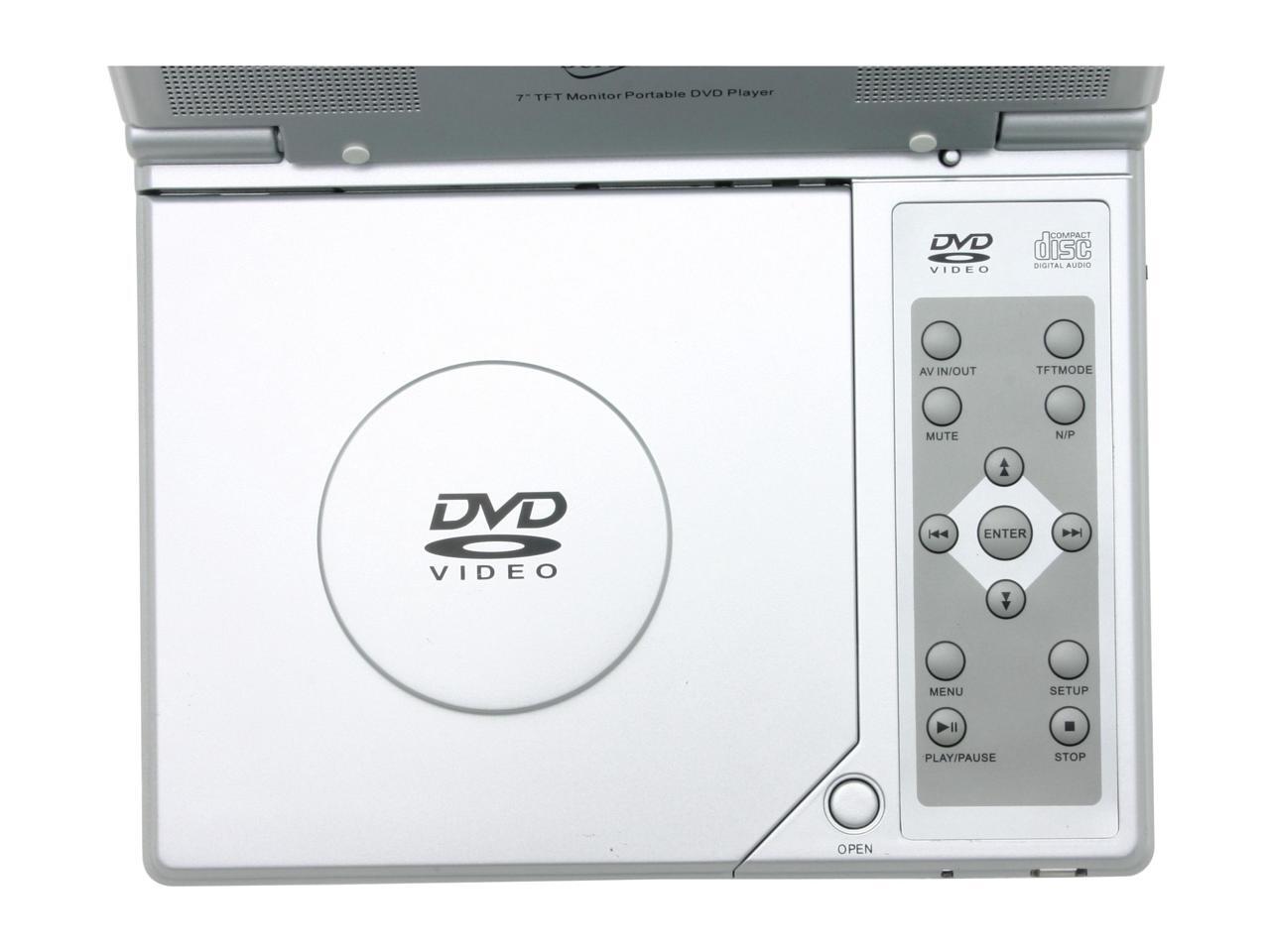SDAT SC-177 Portable DVD Player with 7" 16:9 LCD & TV Tuner - Newegg.com