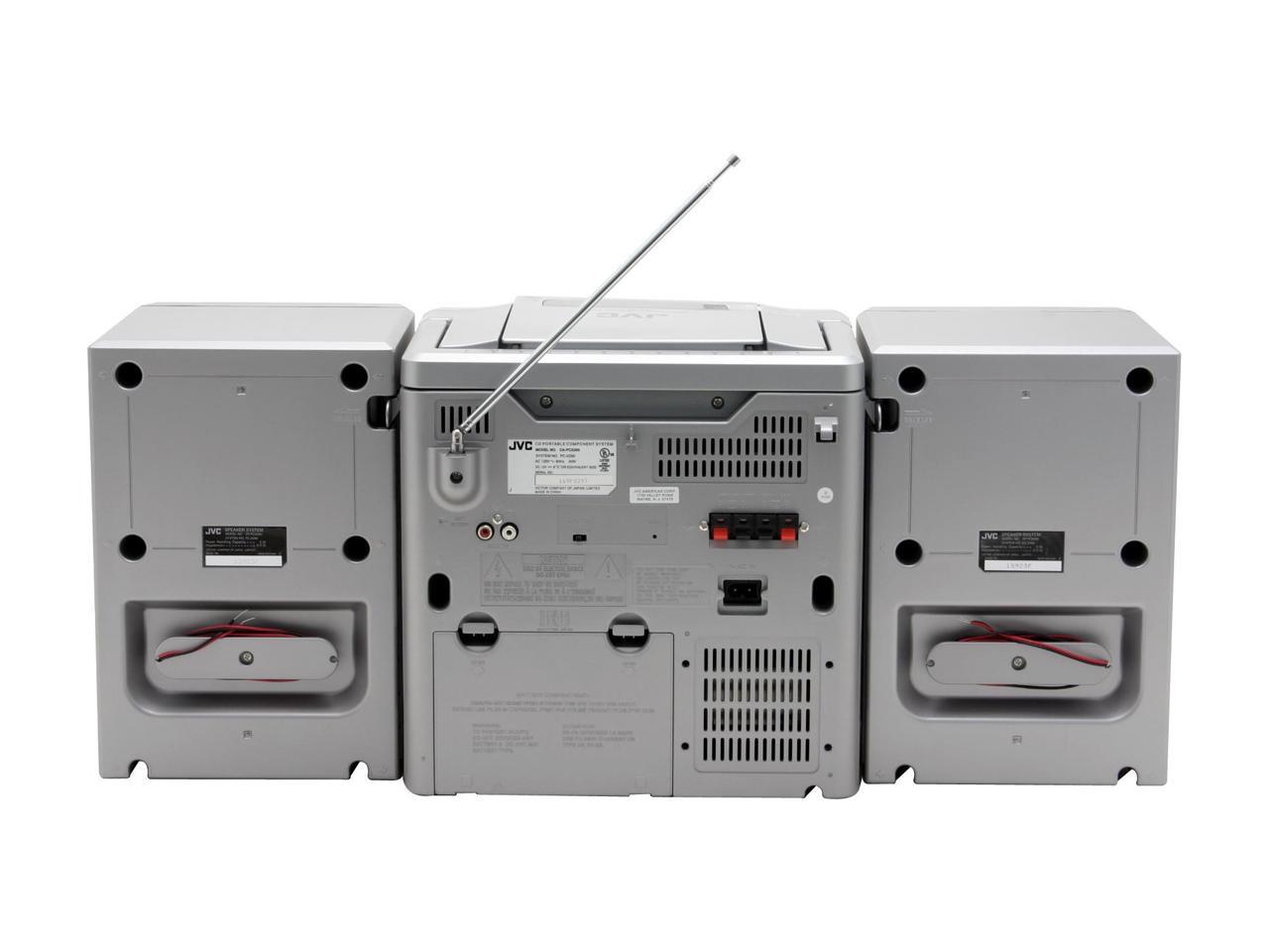 JVC Single CD Portable System with Hyper Bass Sound PC-X290 - Newegg.com