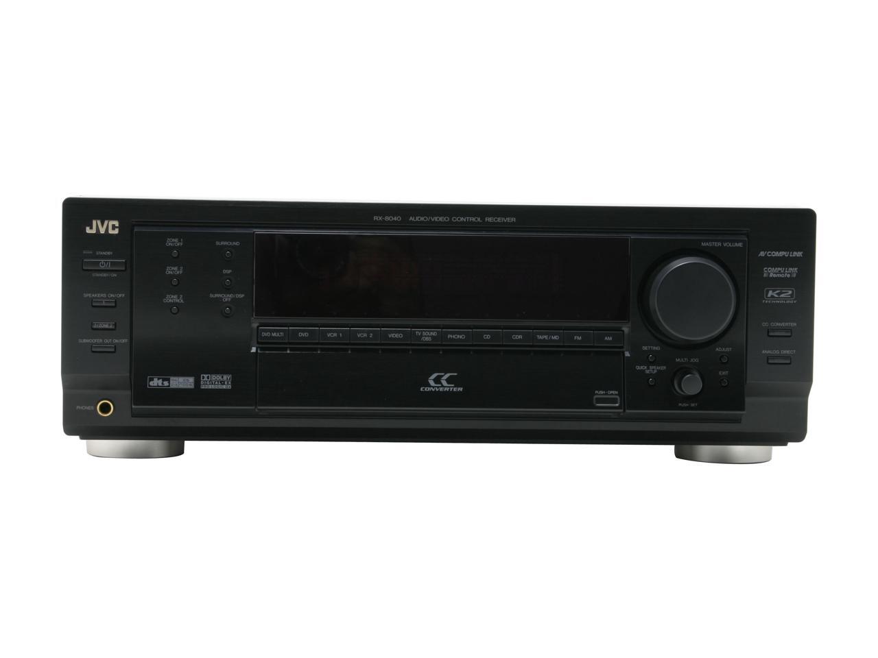 JVC RX-8040B 6.1-Channel Audio Video Control Receiver - Newegg.com
