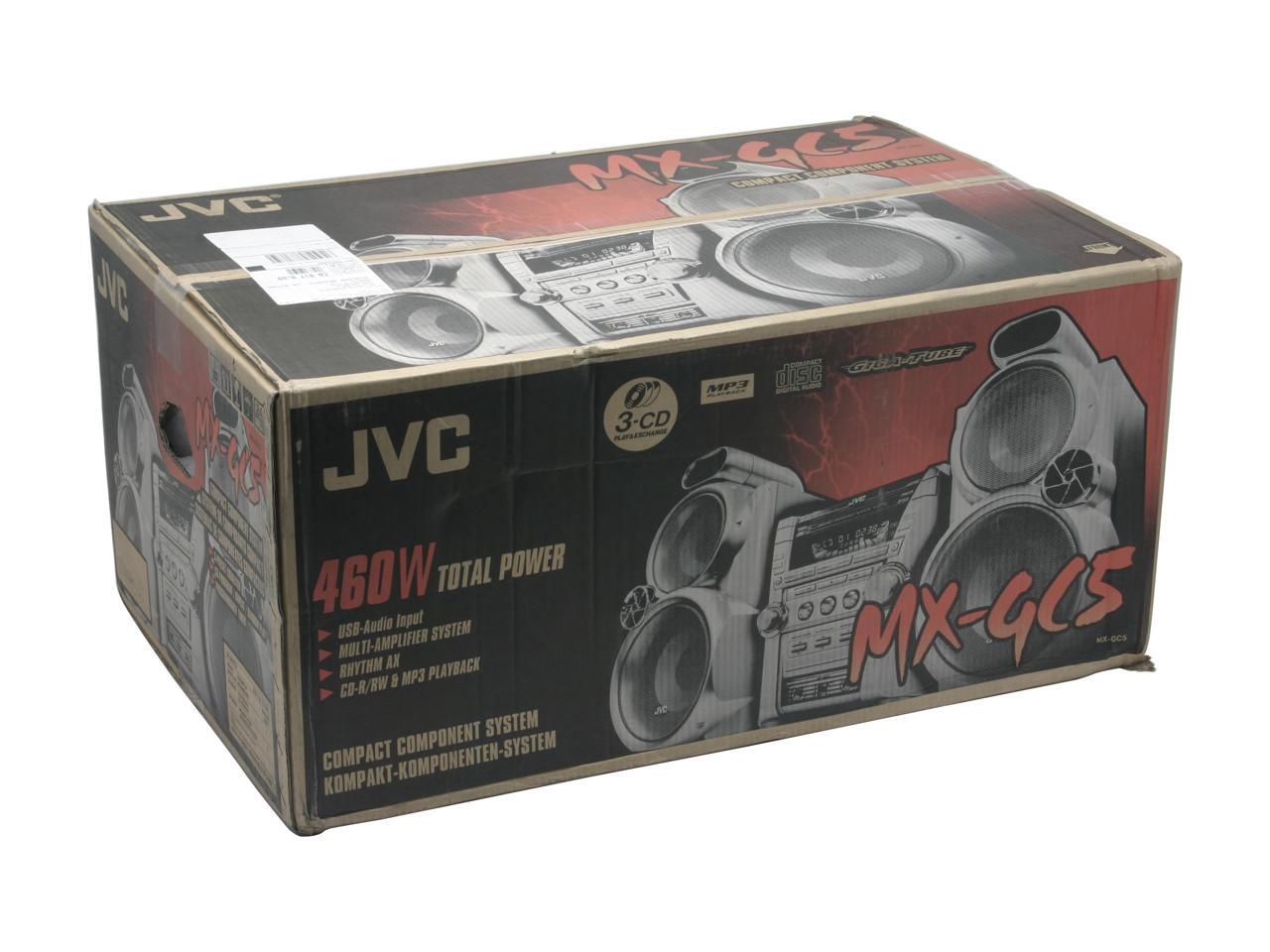 JVC CD/MP3/Radio 3-Disc Changer Mini Audio System MX-GC5 - Newegg.com