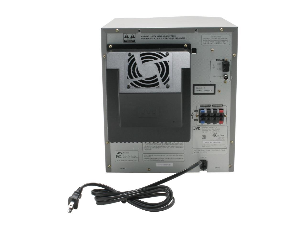 JVC CD/MP3/Radio 3-Disc Changer Mini Audio System MX-GC5 - Newegg.com