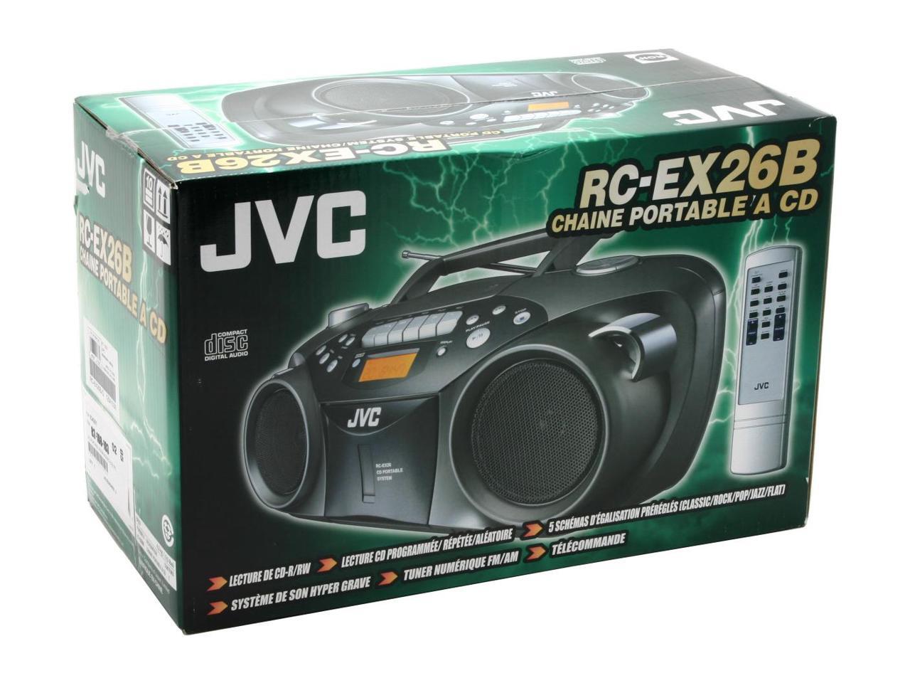 JVC CD/AM/FM Digital Boombox RC-EX26 - Newegg.com