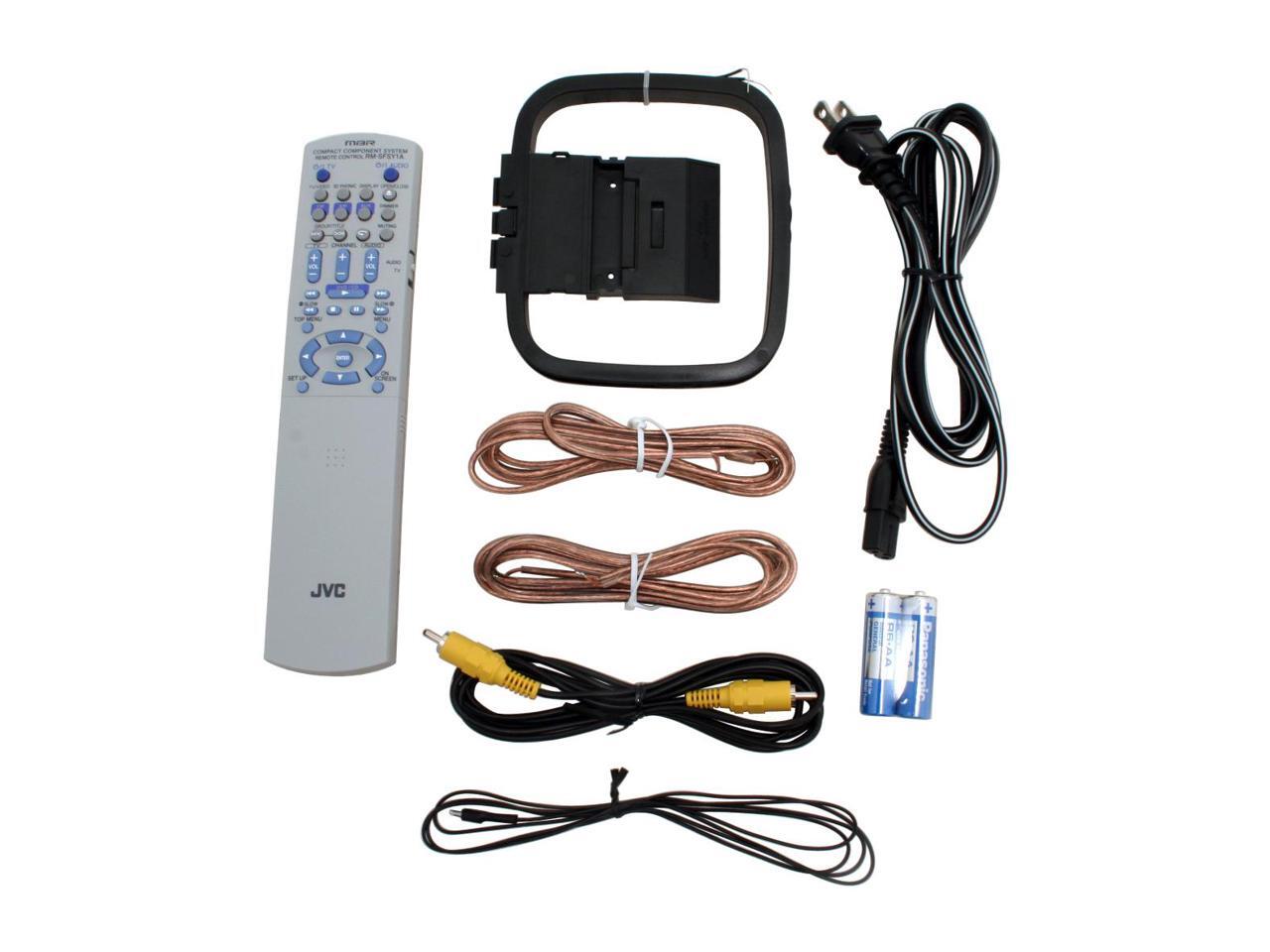 JVC DVD/CD/MP3 1-Disc Changer Shelf System FS-Y1 - Newegg.com