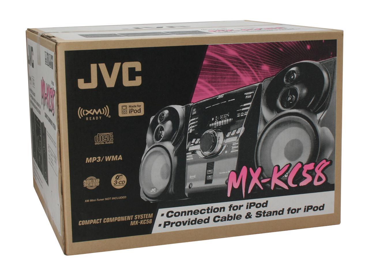 Open Box: JVC CD 3-Disc Changer Shelf System MX-KC58 - Newegg.ca