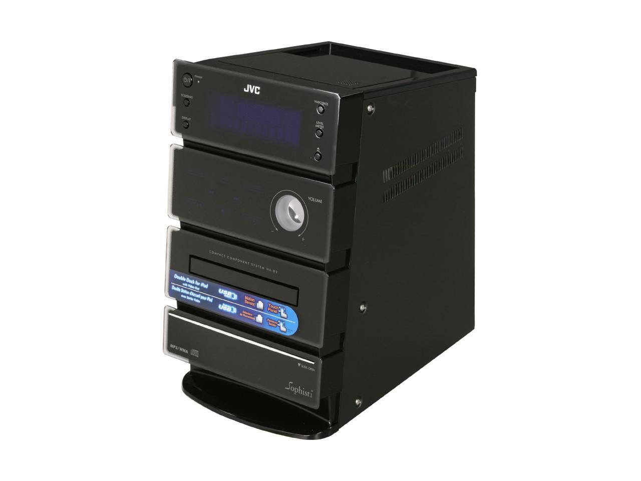 JVC Dual iPod Dock Mini Stereo Audio System NX-D2 - Newegg.com