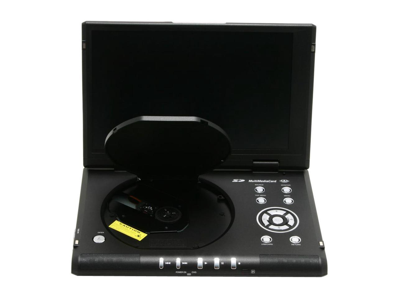 Initial IDM-1250 Portable DVD Players w/USB & Memory Stick Reader ...