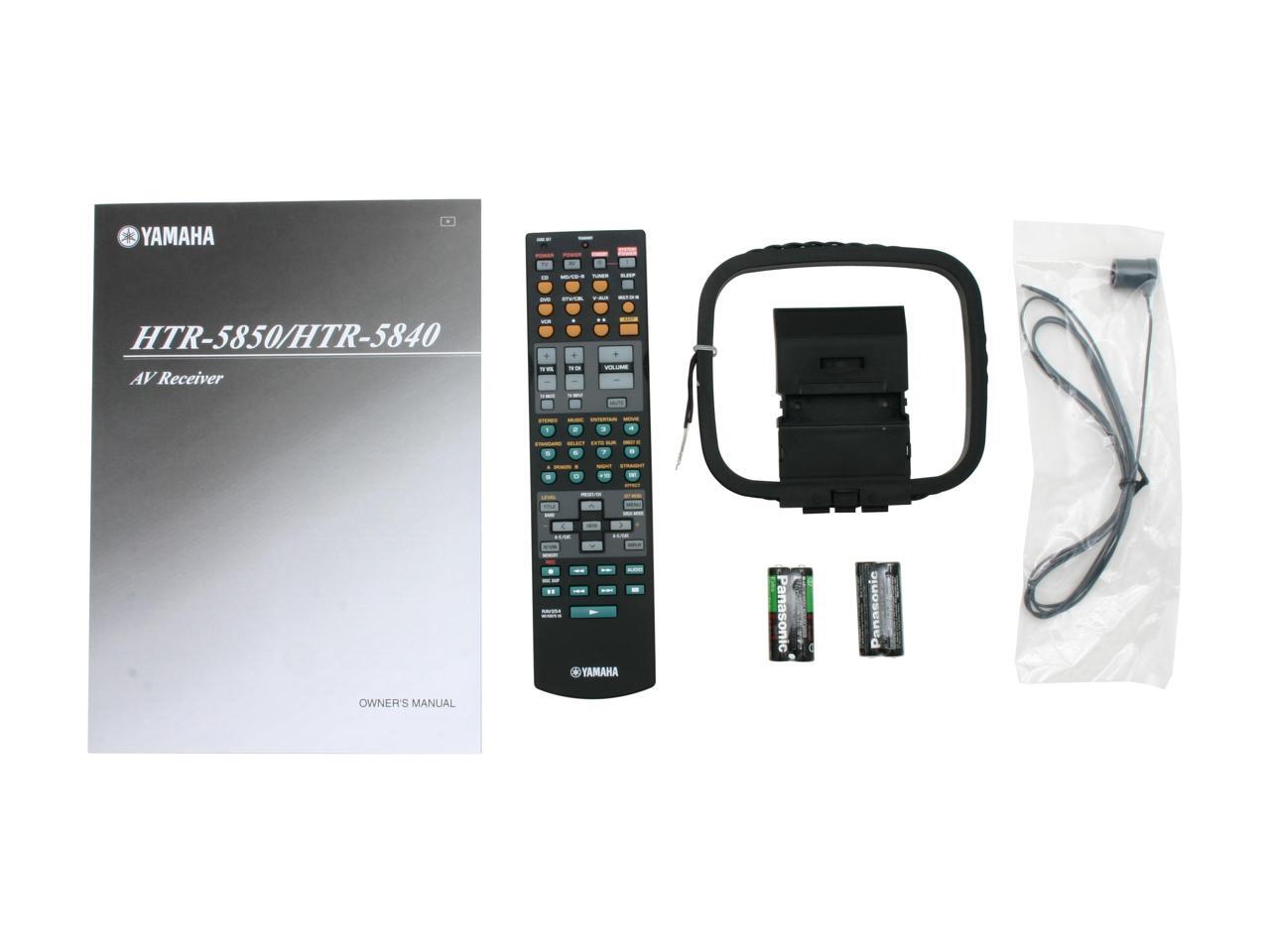 YAMAHA HTR-5840 6.1-Channel Digital Home Theater Receiver - Newegg.com