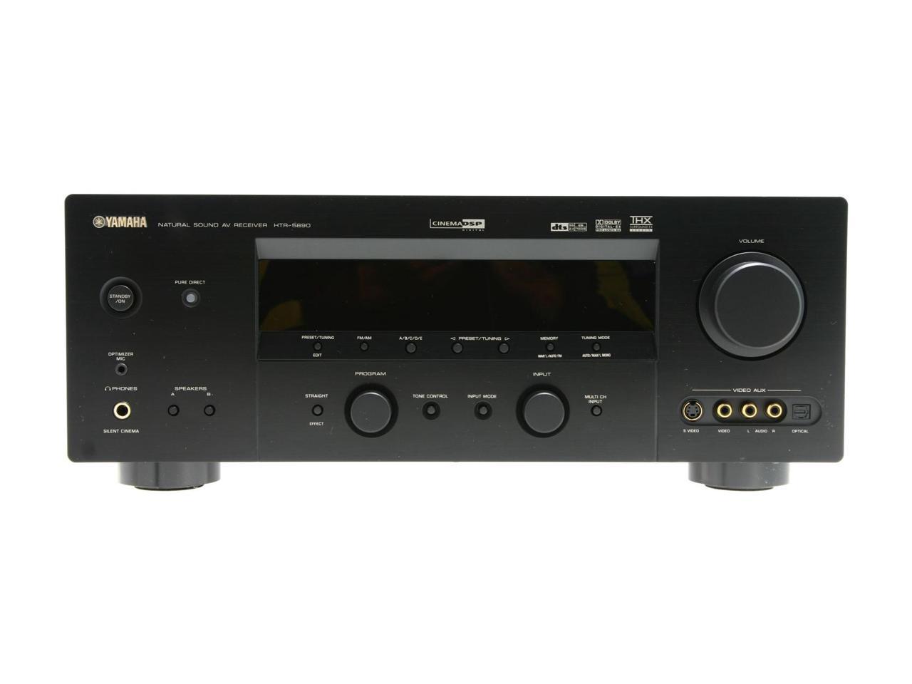 YAMAHA HTR-5890 7.1-Channel Digital Home Theater Receiver - Newegg.com