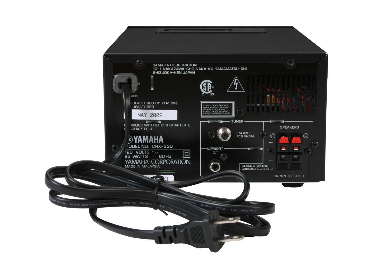 Yamaha - Micro Component System w/ CD player, iPod dock and FM tuner ...