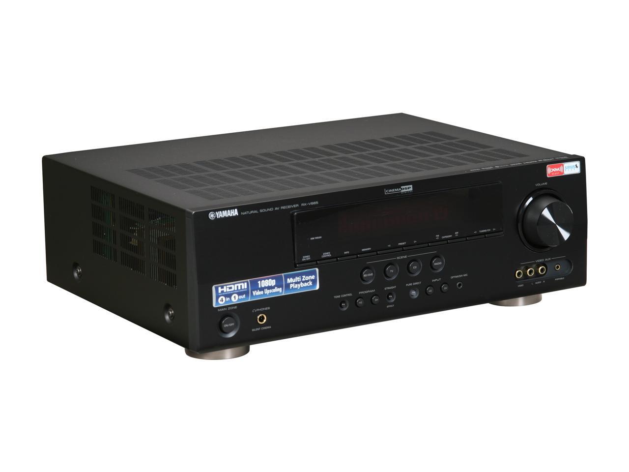 YAMAHA RX-V665 7.2-Channel Digital Home Theater Receiver - Newegg.com