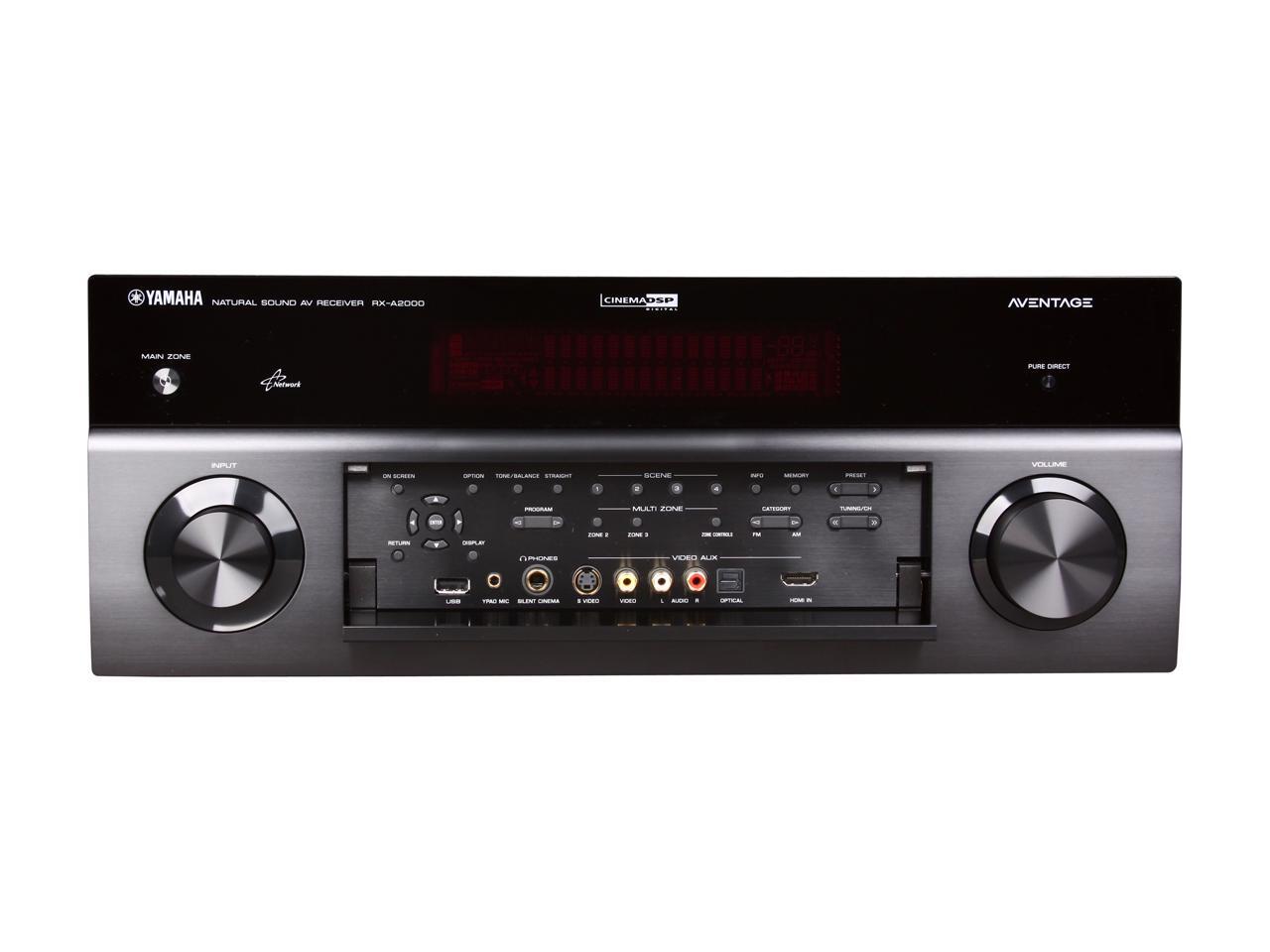Yamaha RX-A2000 AVENTAGE 7.2 -Channel Home Theater Receiver - Black ...