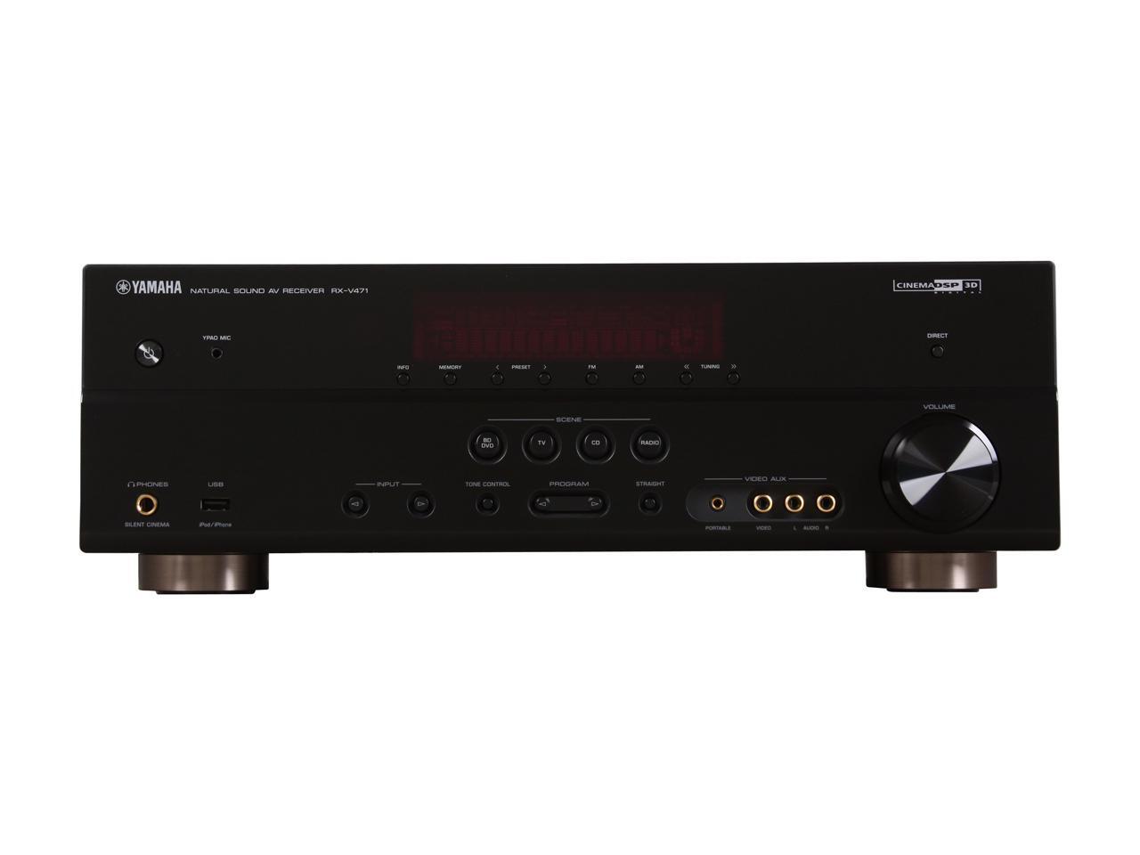 YAMAHA RX-V471 5.1-Channel AV Receiver - Newegg.com
